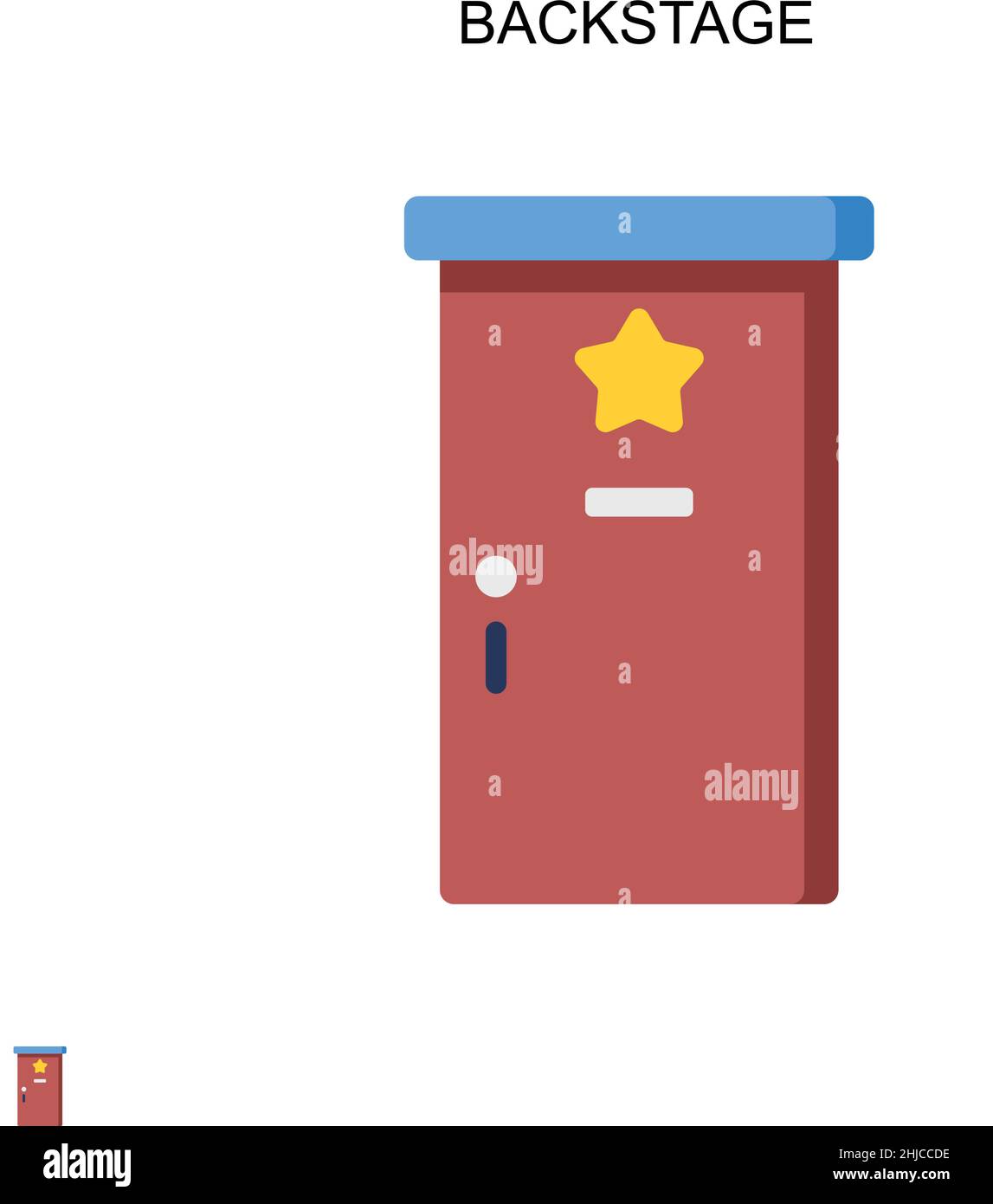 Mobile backstage background Stock Vector Images - Alamy