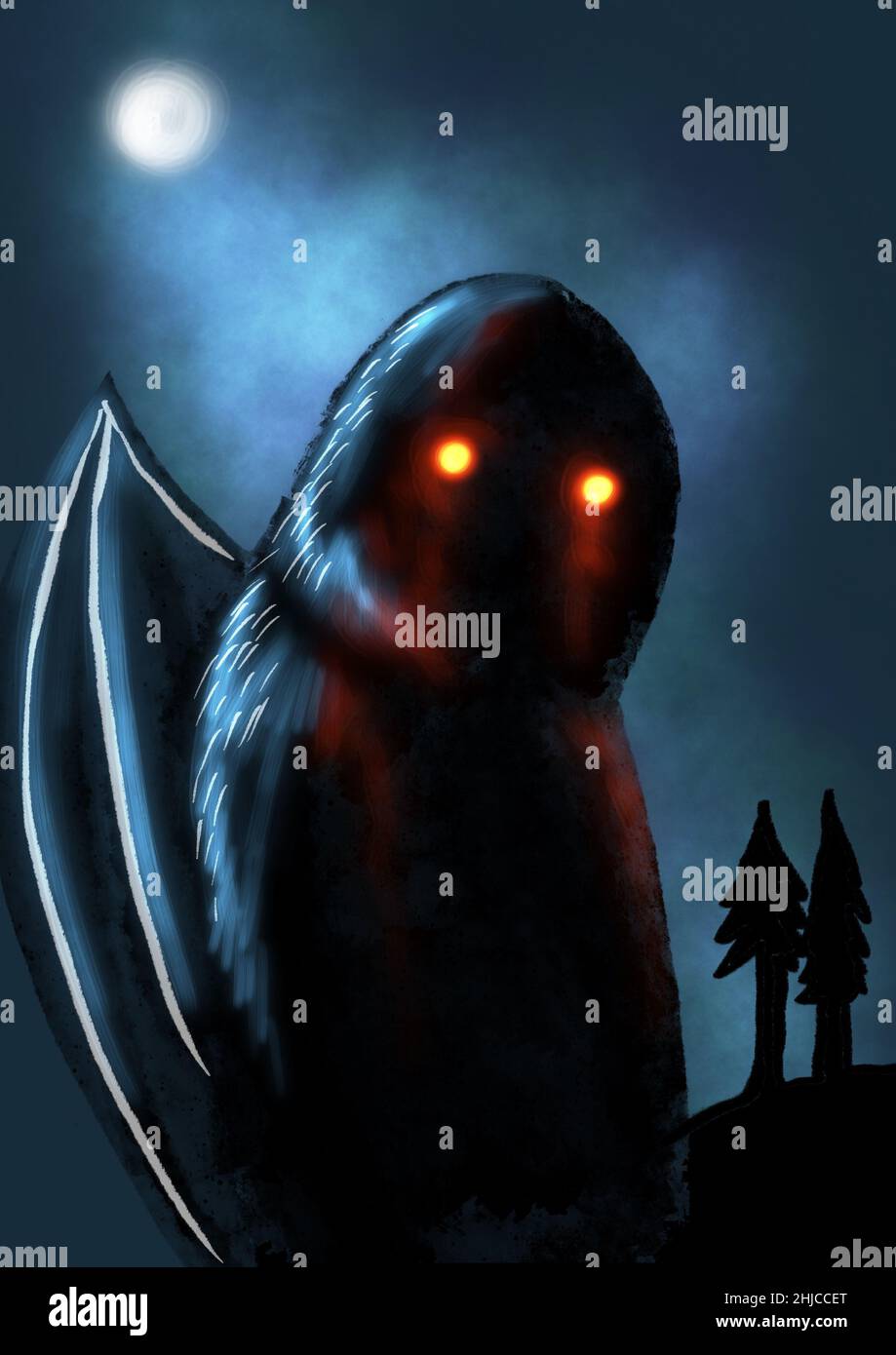 Legend of mothman hi-res stock photography and images - Alamy