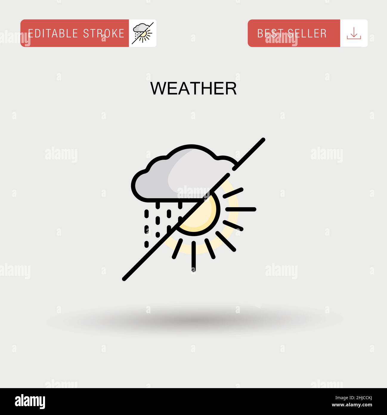 Icon for weather hi-res stock photography and images - Alamy