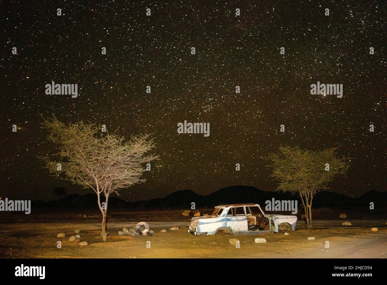Starry night over Solitaire, Namibia Stock Photo - Alamy