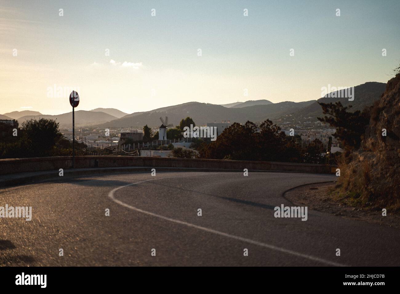 Closeup of a beautiful road Stock Photo - Alamy