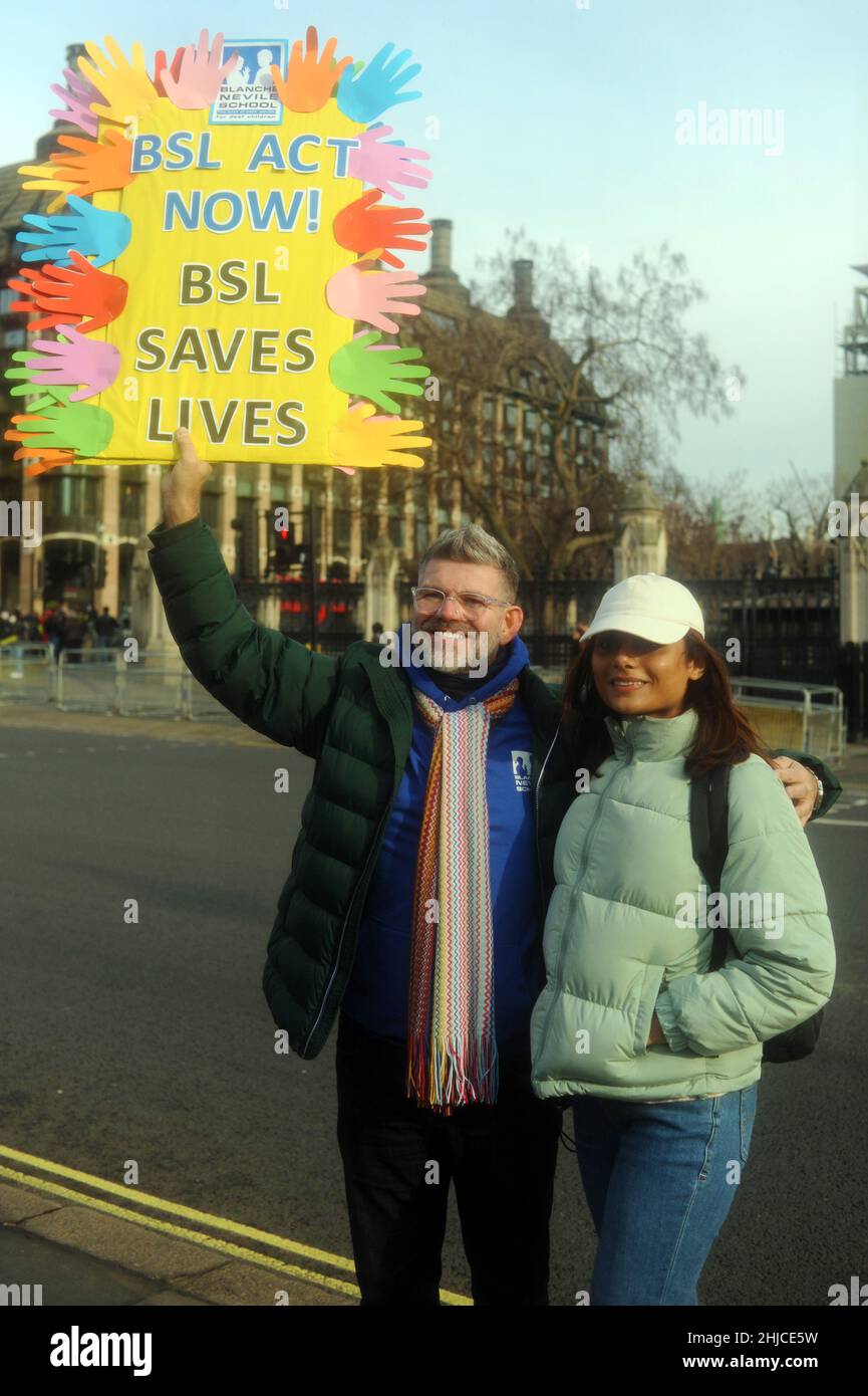 British sign language bill hi-res stock photography and images - Alamy