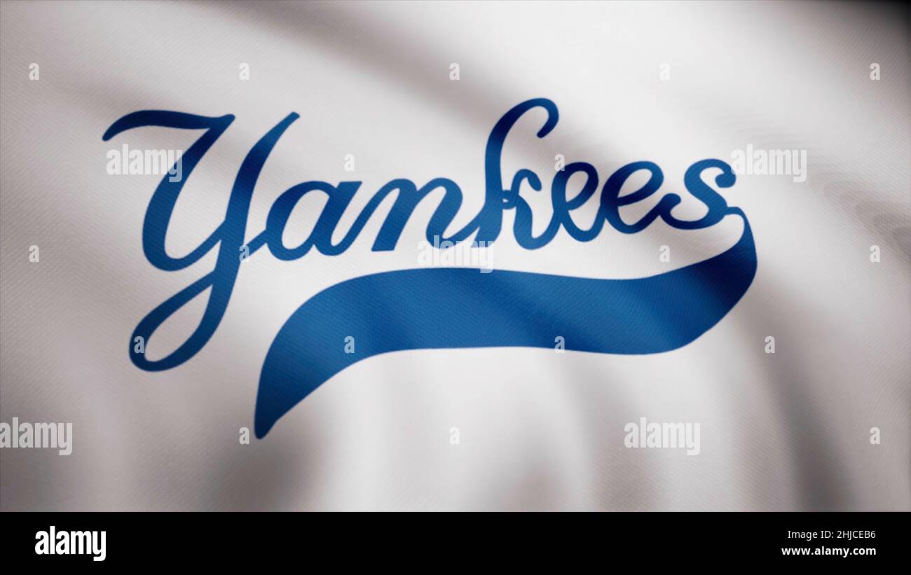 Flag of the Baseball New York Yankees, american professional baseball ...