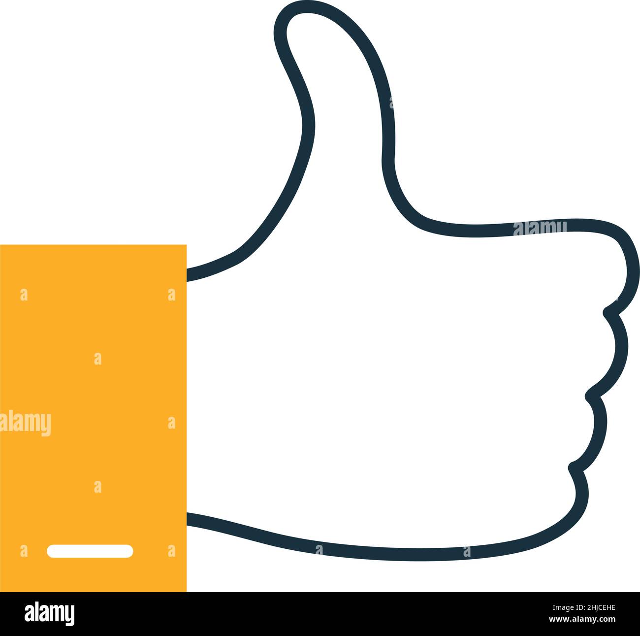 like hand icon on white background Stock Vector Image & Art - Alamy