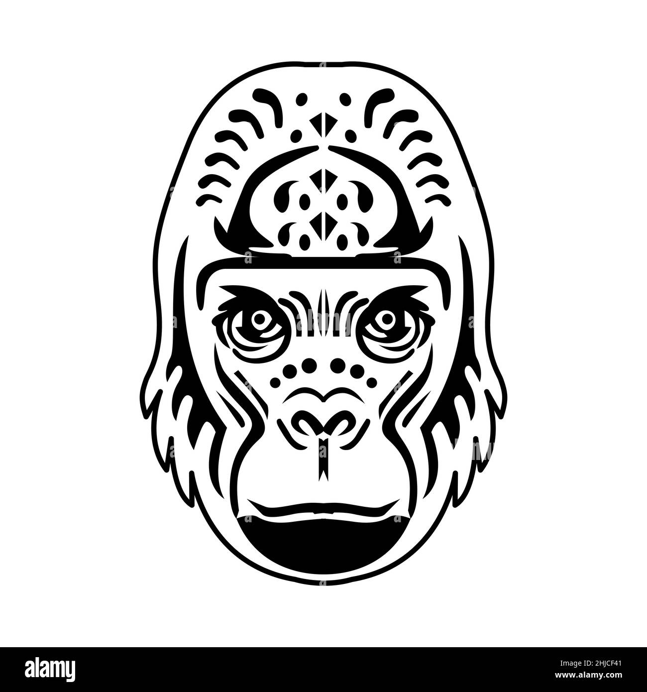Totem Monkey Face