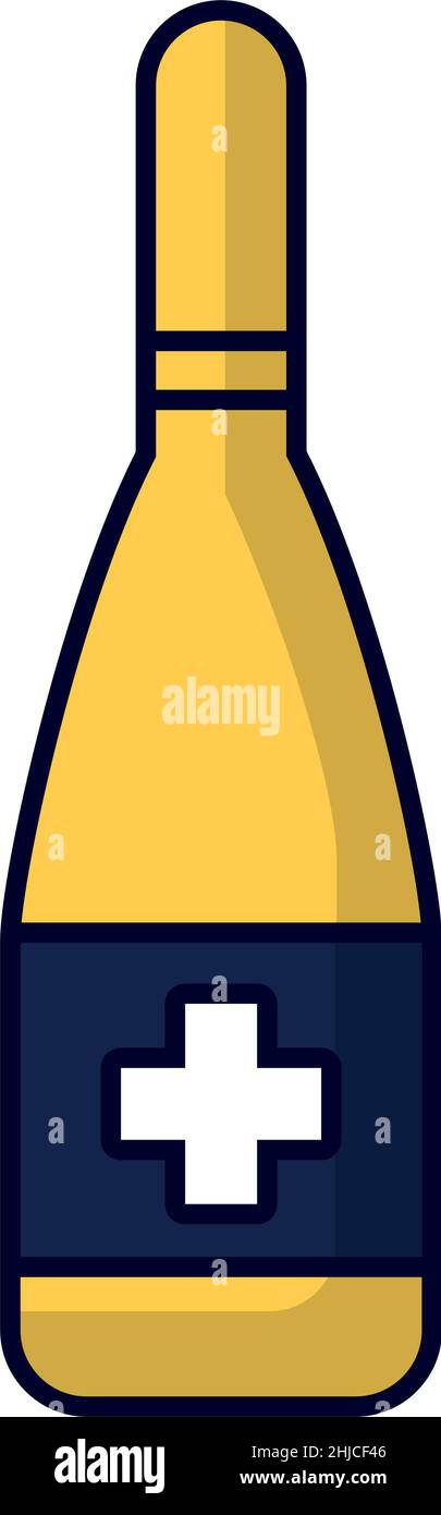 Medicinal plastic bottle white Stock Vector Images - Alamy