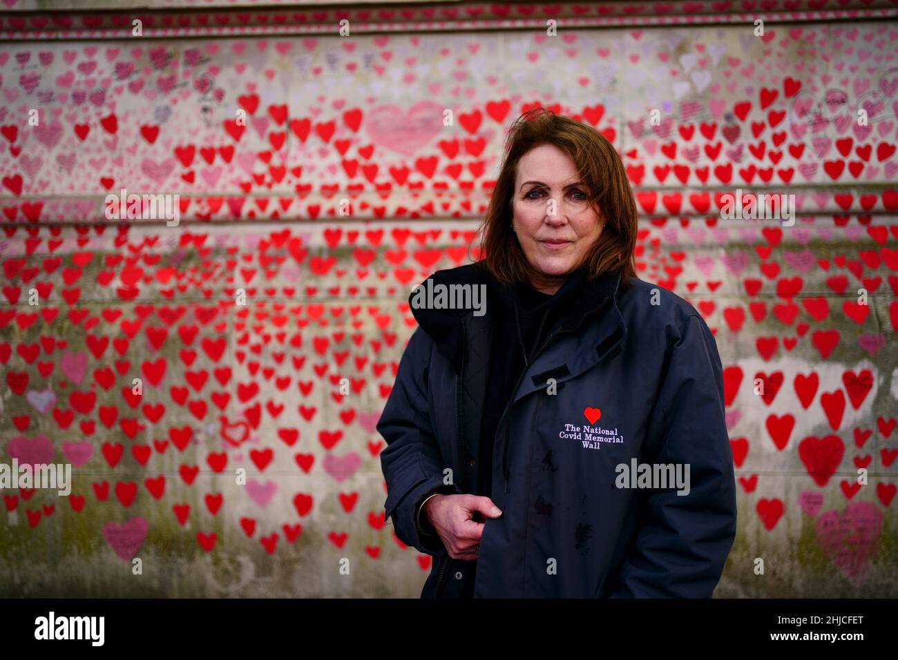 Fran Hall, whose husband served in the police for more than three ...