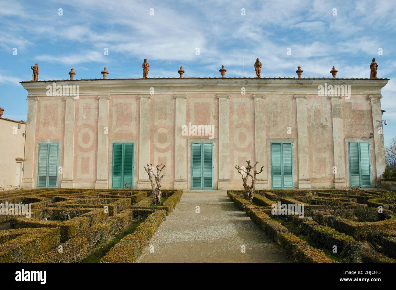 Italian garden space inside Boboli. Florence.Tuscany Stock Photo - Alamy