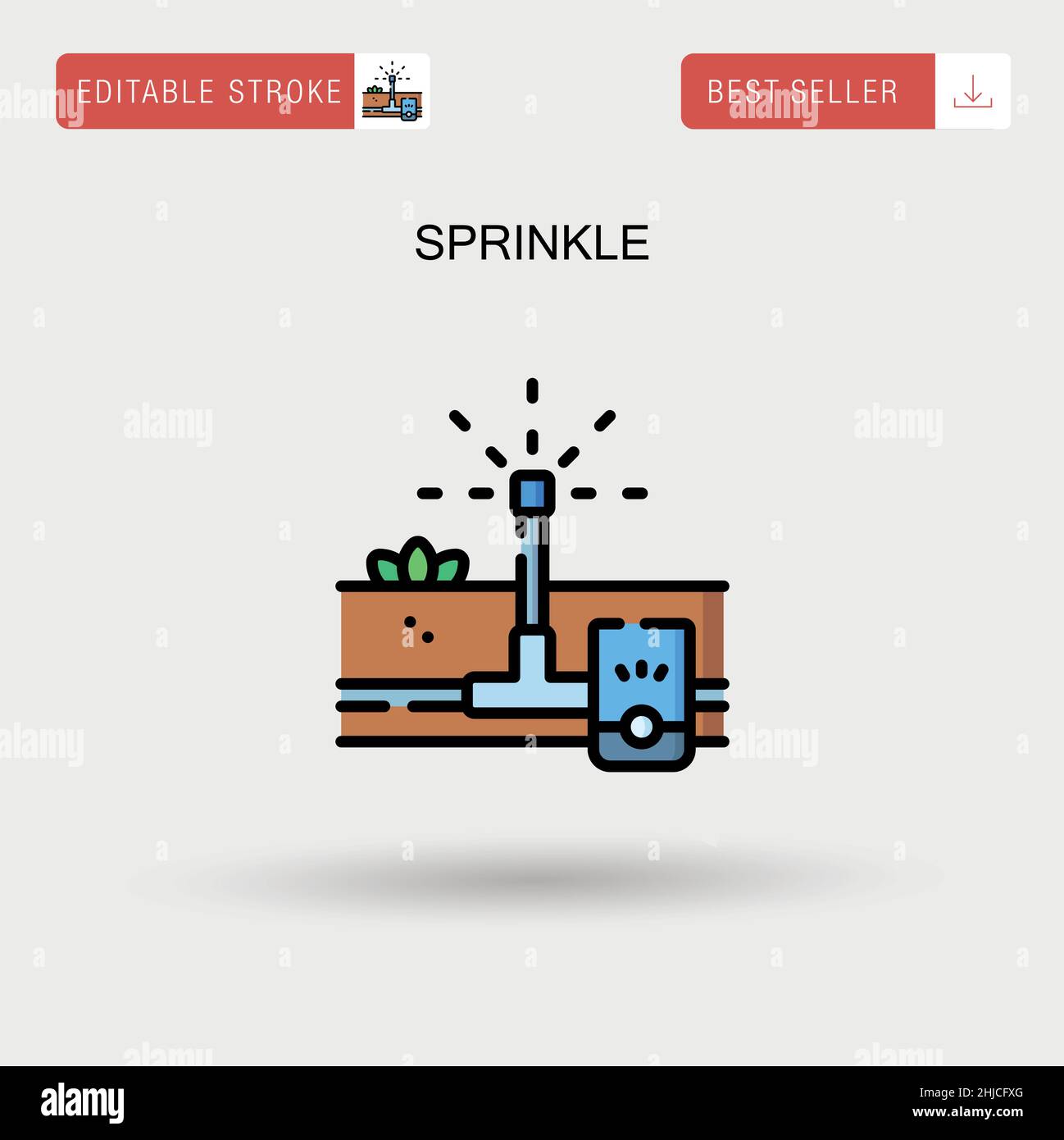 Yellow background with sprinkles Stock Vector Images - Alamy