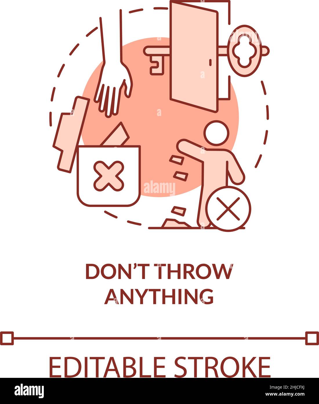 Dont throw it Cut Out Stock Images & Pictures - Alamy