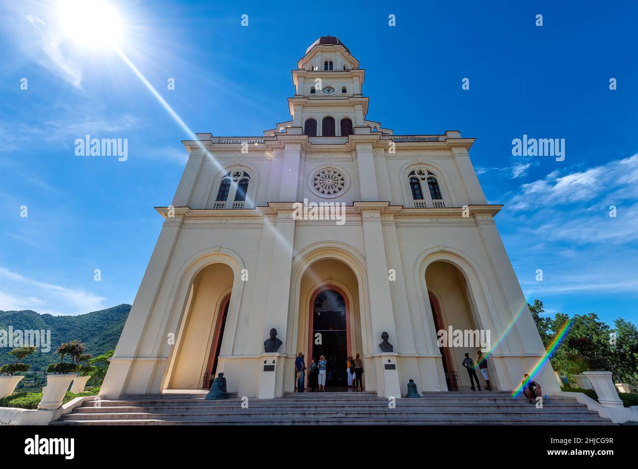 Exterior architecture of catholic church Our Lady of Charity of El ...