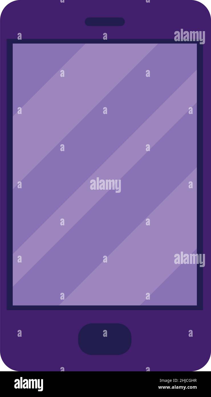 smartphone device icon on white background Stock Vector Image & Art - Alamy