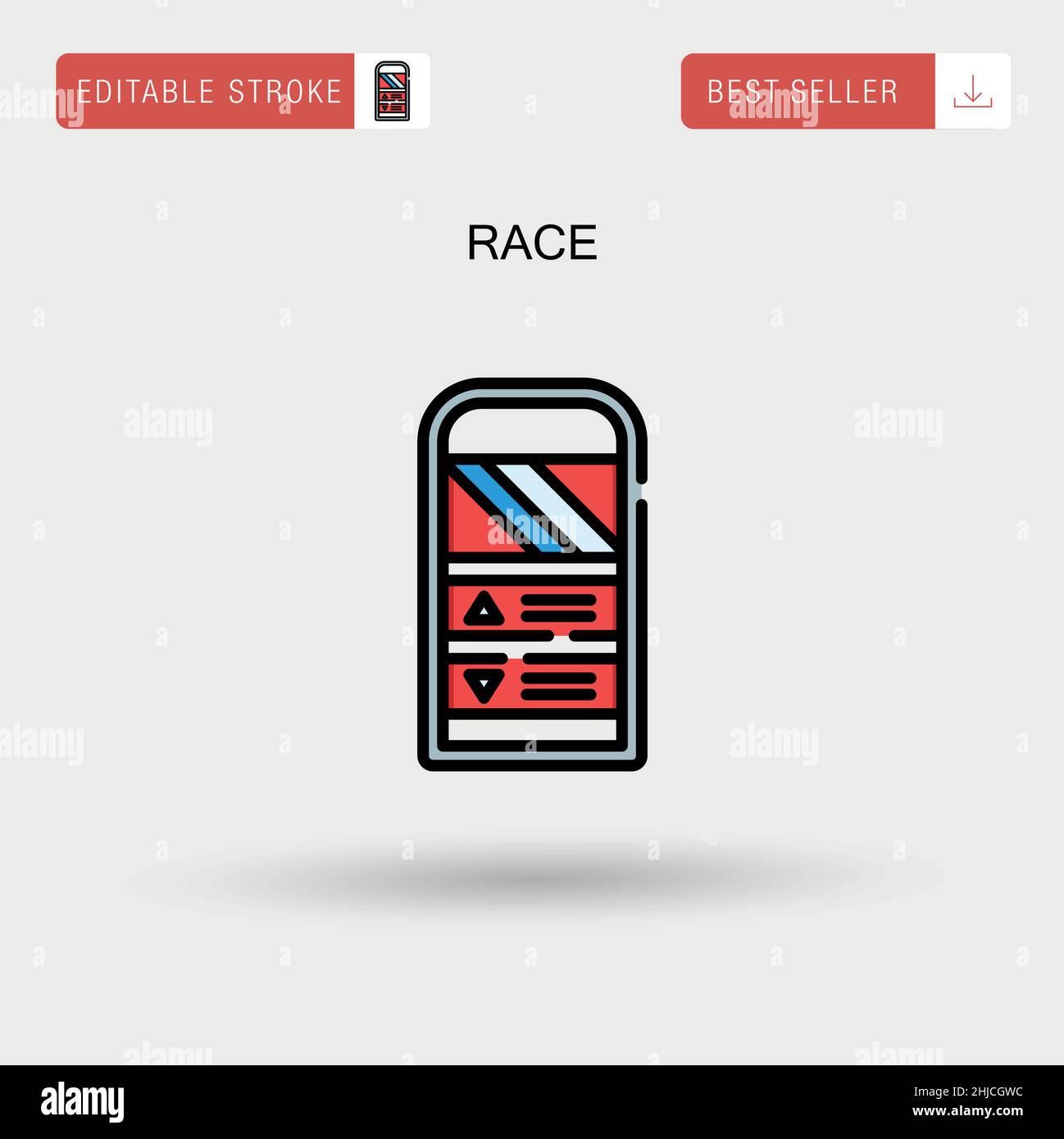 Car race start line Stock Vector Images - Alamy