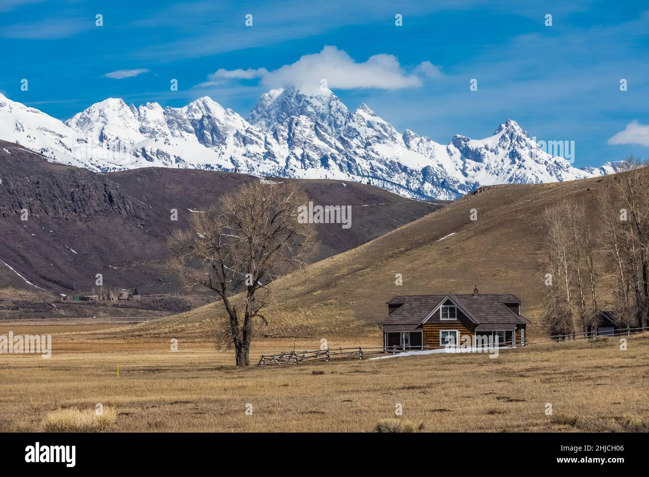 Historic Miller Cabin, part of the Grace and Robert Miller Ranch, in ...