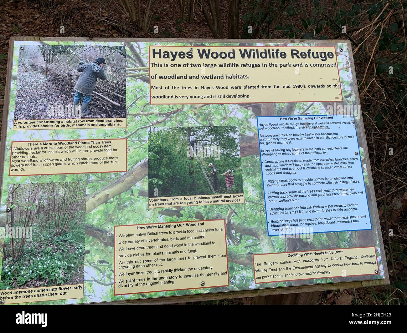 Sign at Sywell Country Park Northamptonshire UK Stock Photo - Alamy