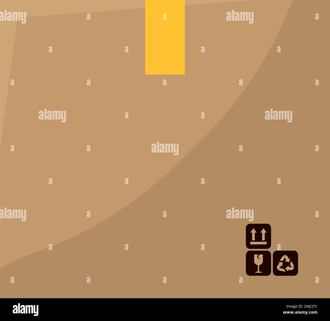 cargo box icon on white background Stock Vector Image & Art - Alamy