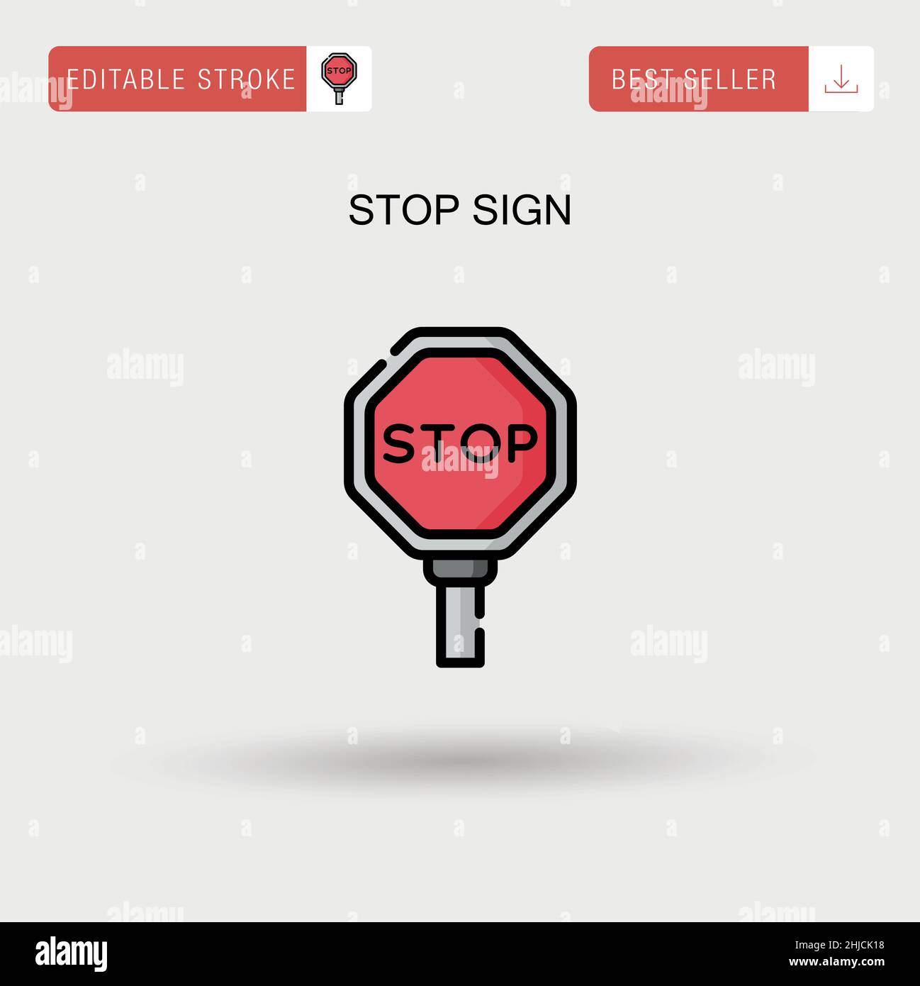 Stop hand signal Stock Vector Images - Alamy