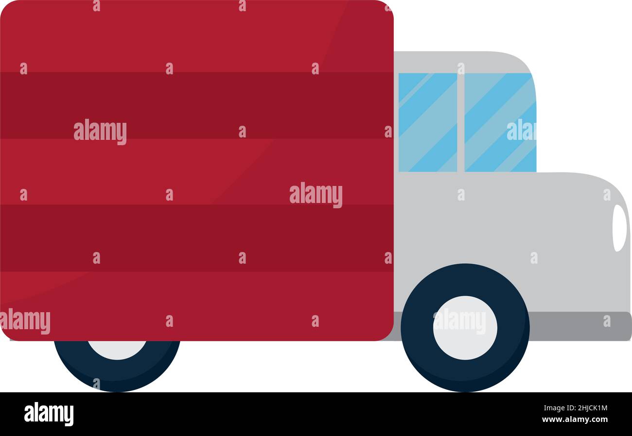 cargo truck icon on white background Stock Vector Image & Art - Alamy