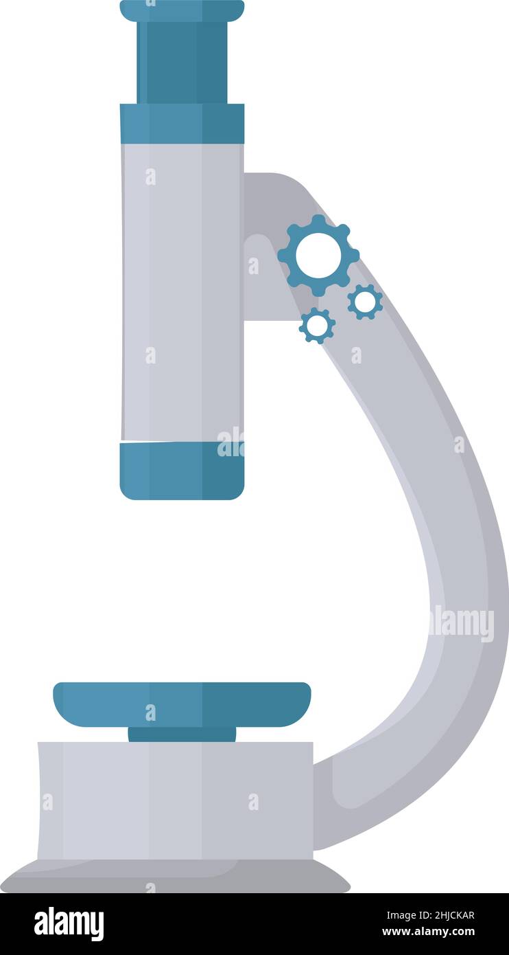 lab microscope icon on white background Stock Vector Image & Art - Alamy