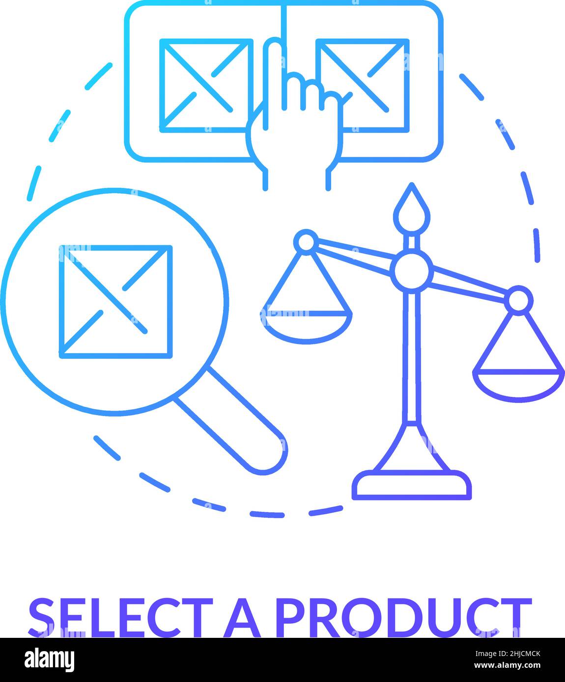 Product select Stock Vector Images - Alamy