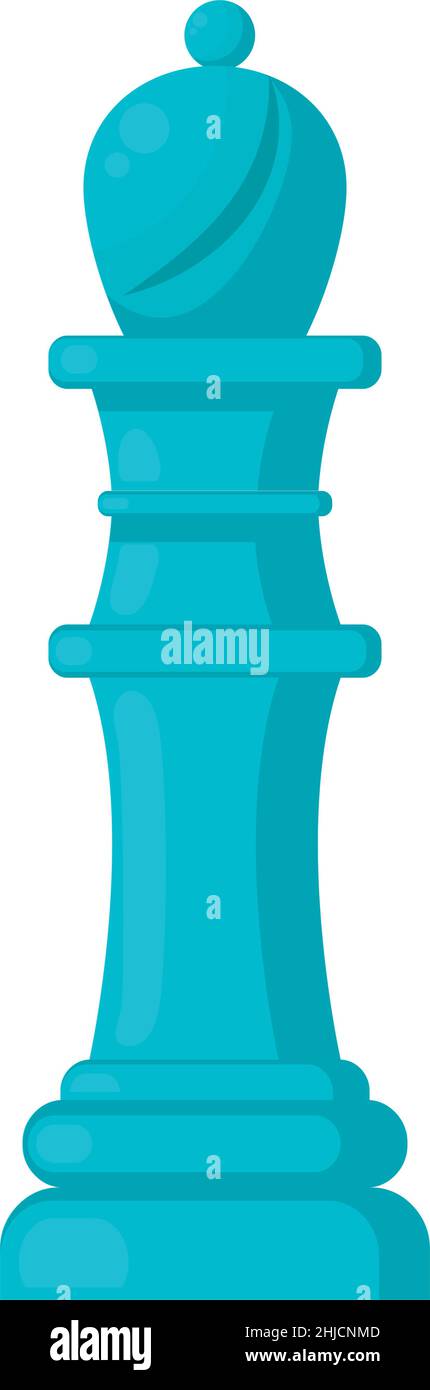 bishop chess piece on white background Stock Vector Image & Art - Alamy