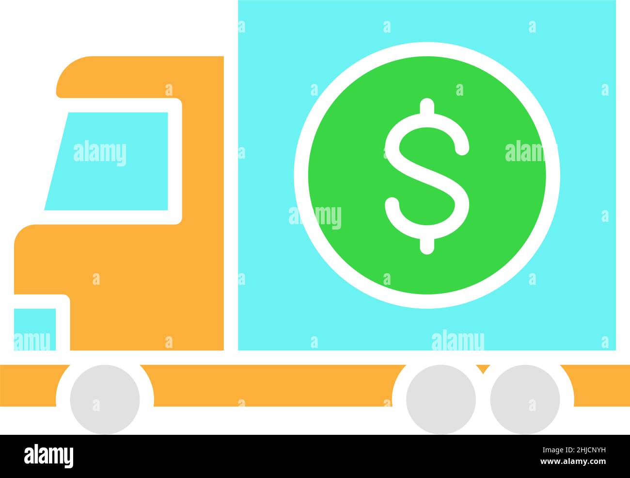 Cash transfer vehicle Stock Vector Images - Alamy