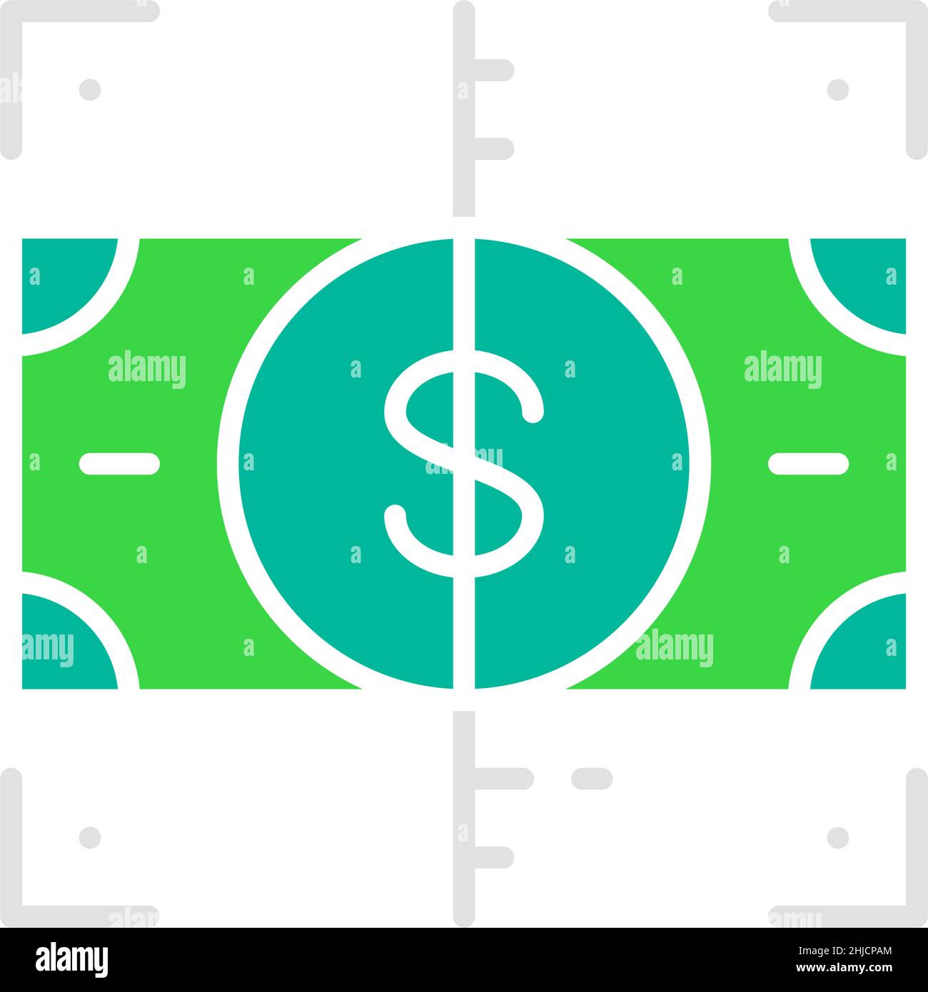 Vector verification money, check cash white line icon Stock Vector ...