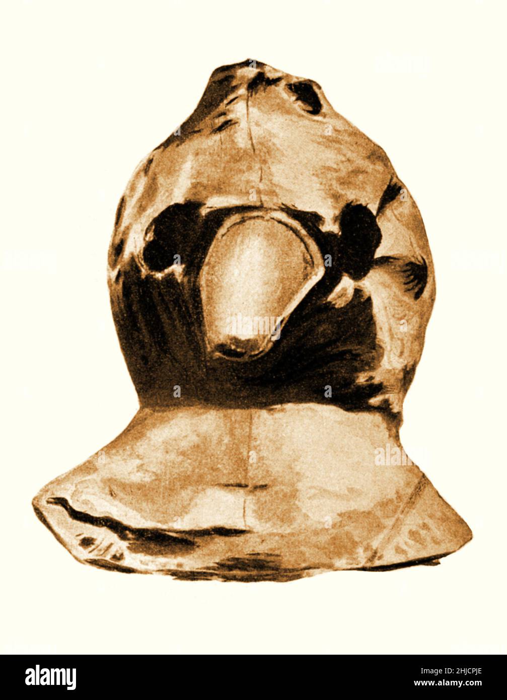 Mask worn at the end of the 17th century by doctors visiting patients ...