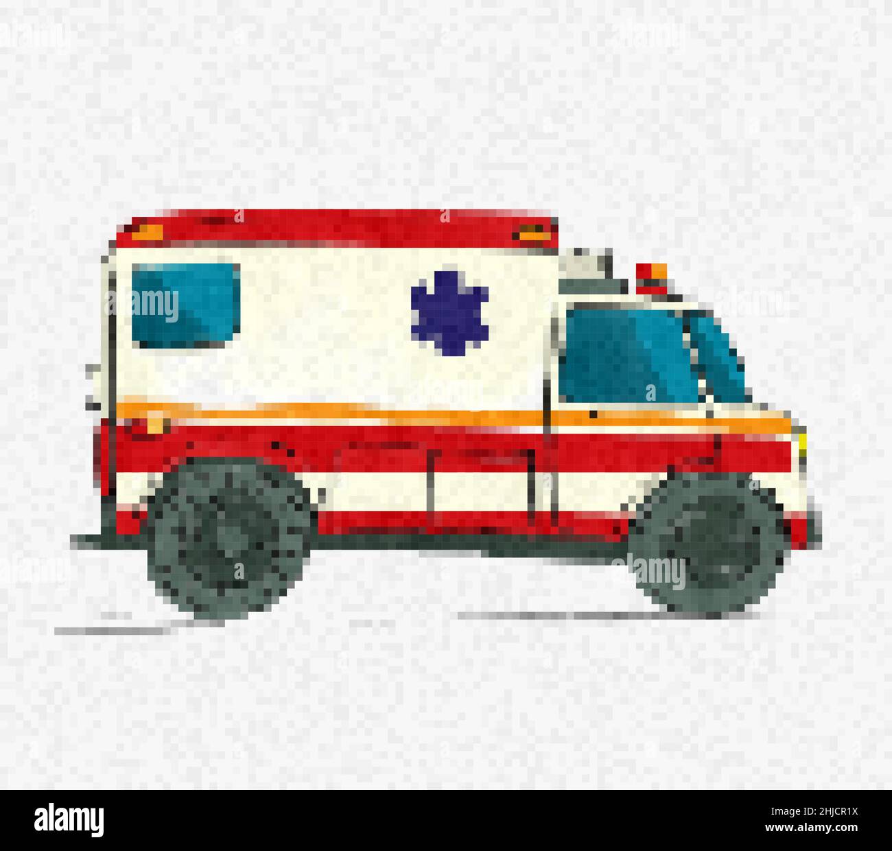 Hospital icon pixel perfect Stock Vector Images - Alamy