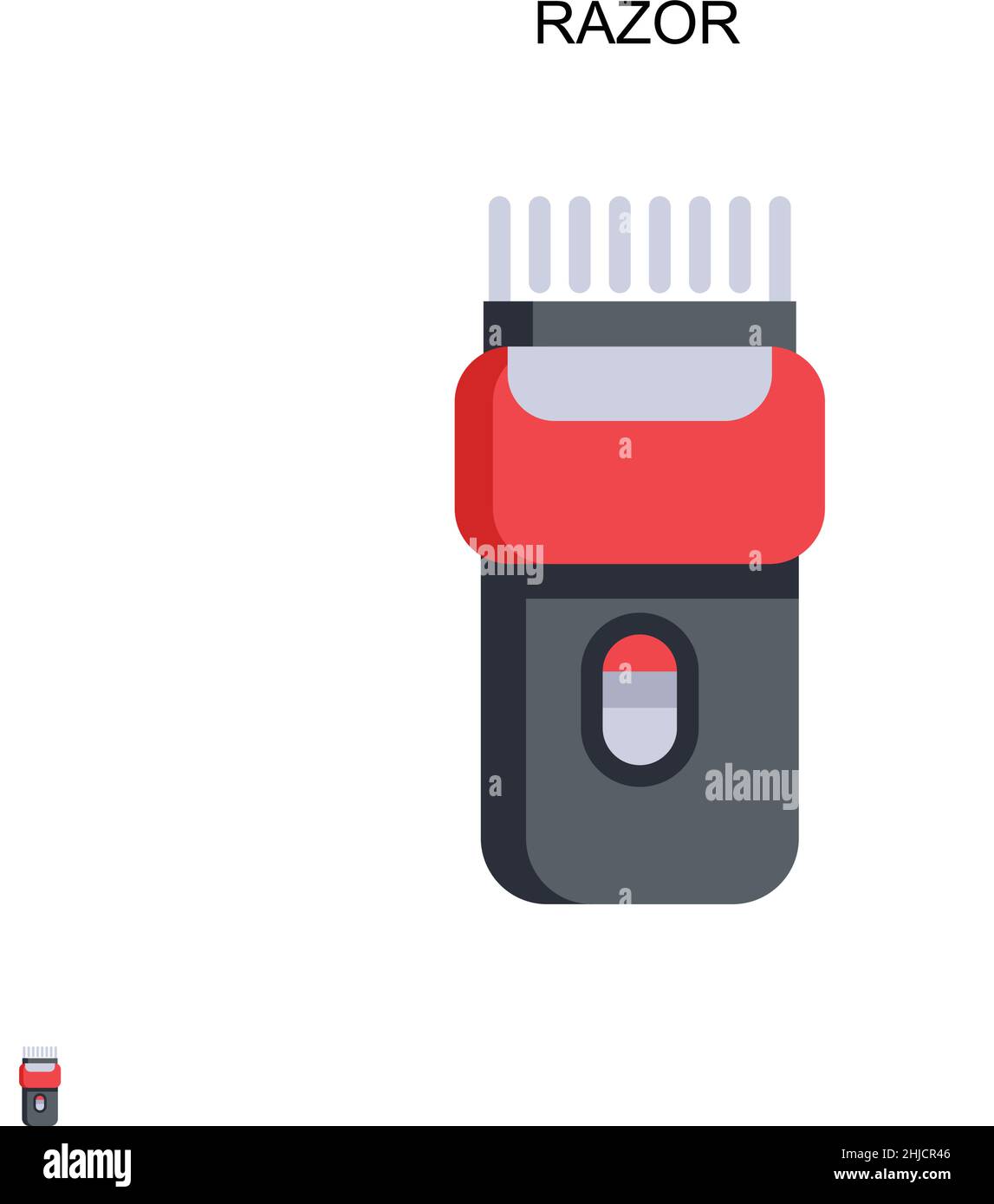 Razor blade silhouette Stock Vector Images - Alamy