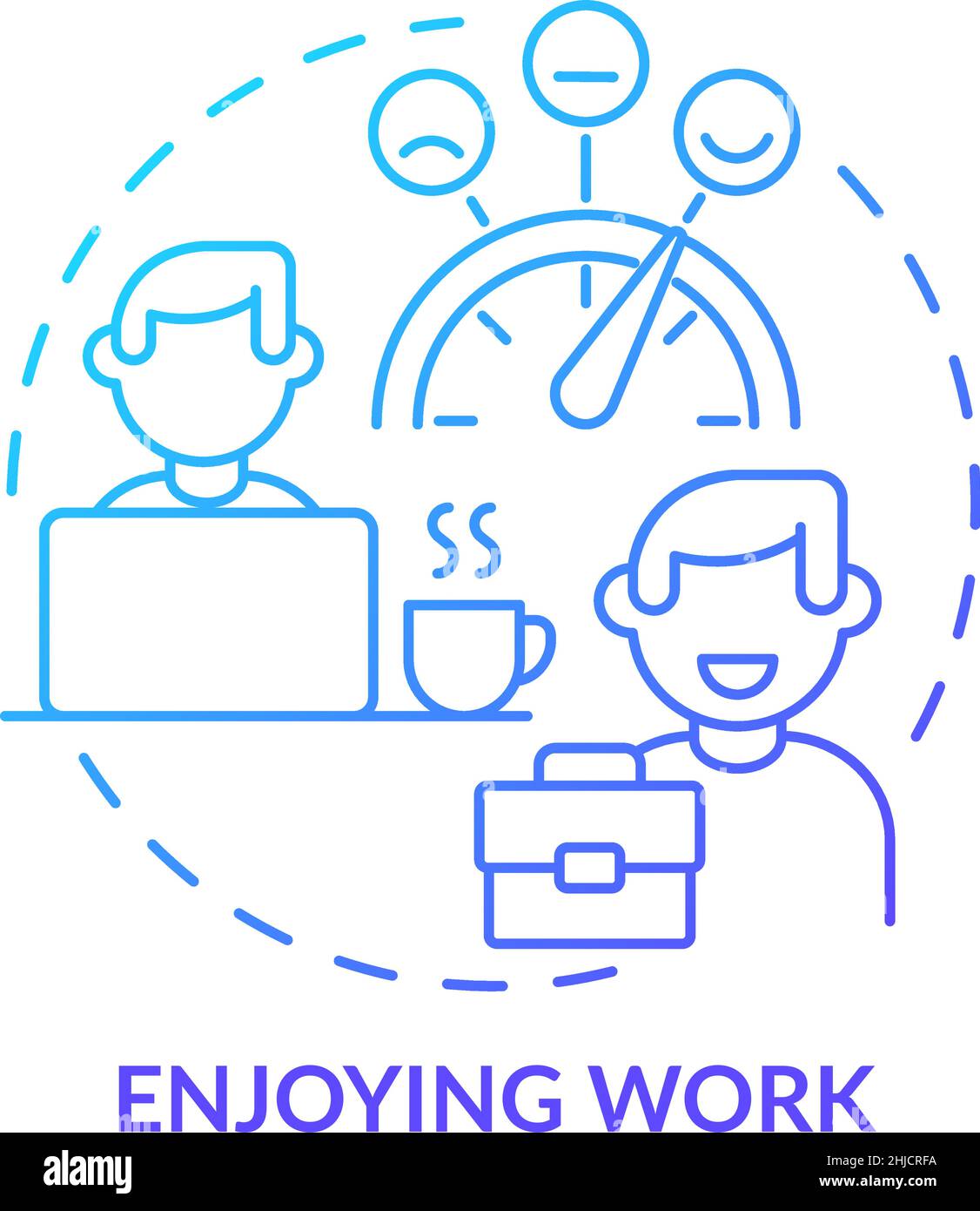 Enjoy satisfaction Stock Vector Images - Alamy