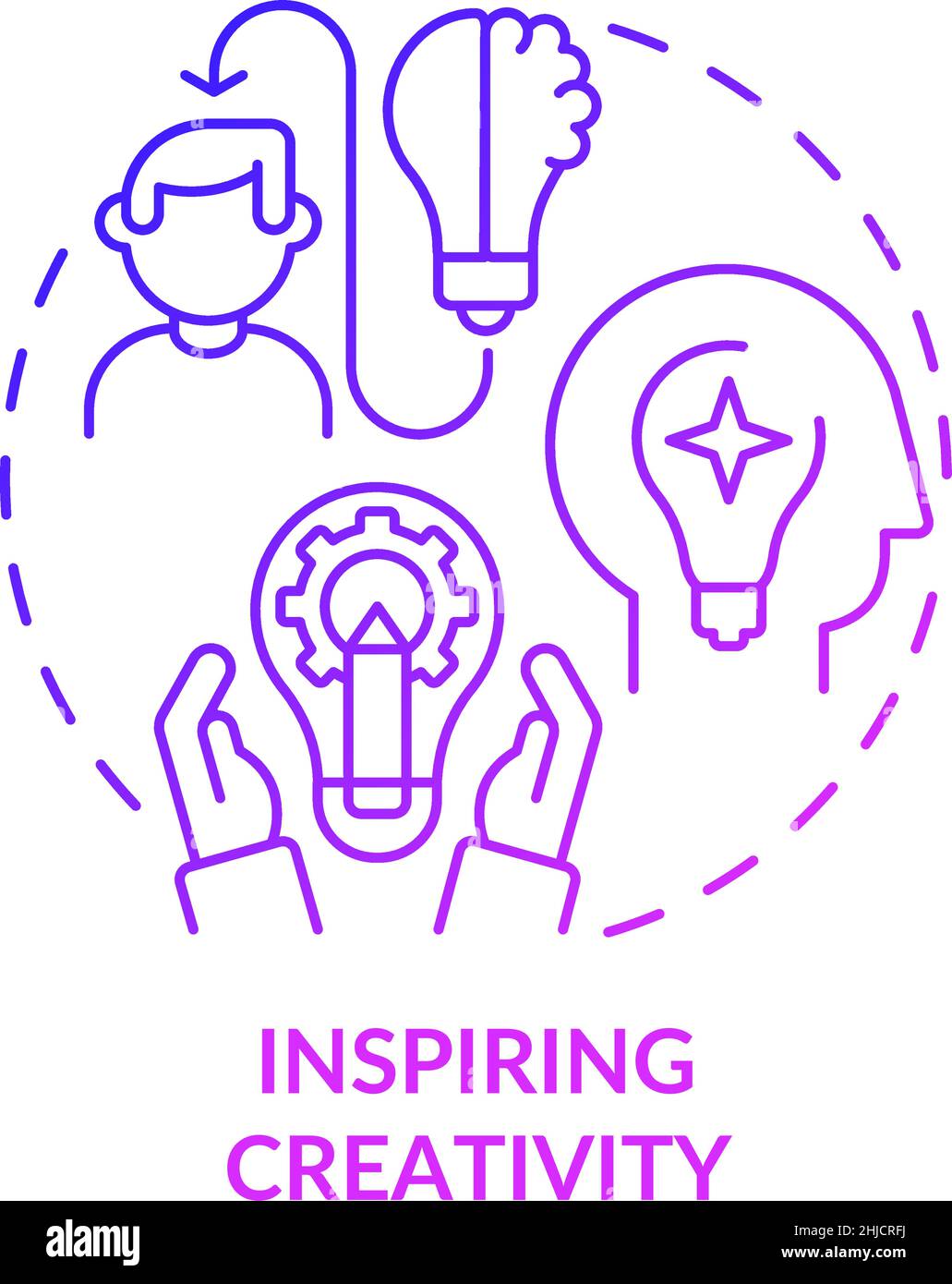 Inspiring creativity Stock Vector Images - Alamy