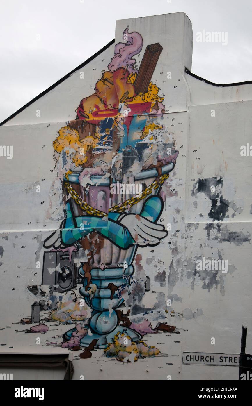 Ice graffiti hi-res stock photography and images - Alamy