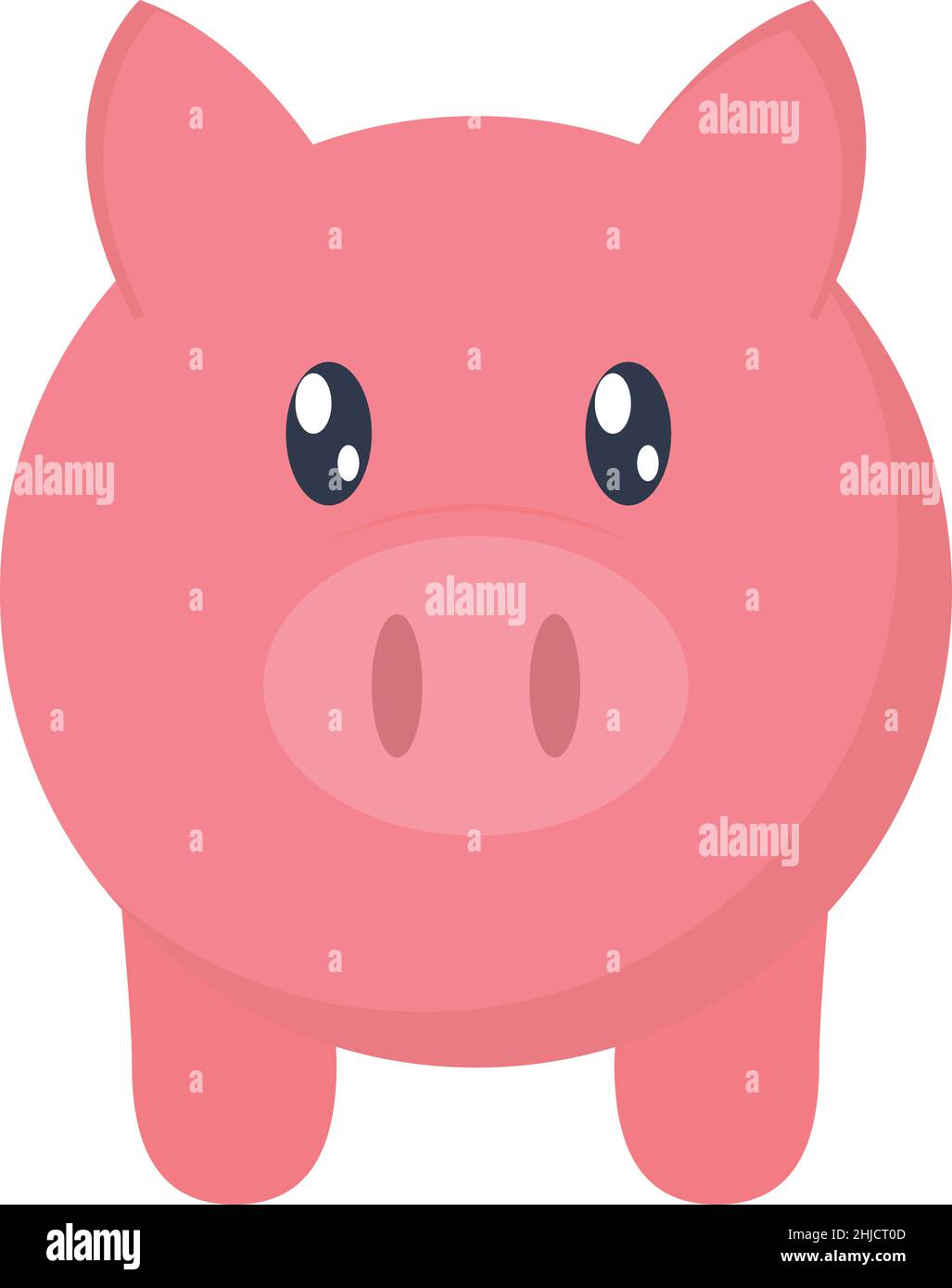 cute pig icon on white background Stock Vector Image & Art - Alamy