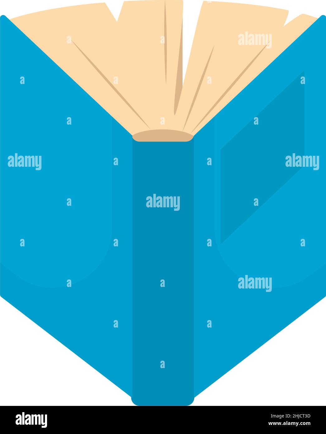 blue book icon on white background Stock Vector Image & Art - Alamy