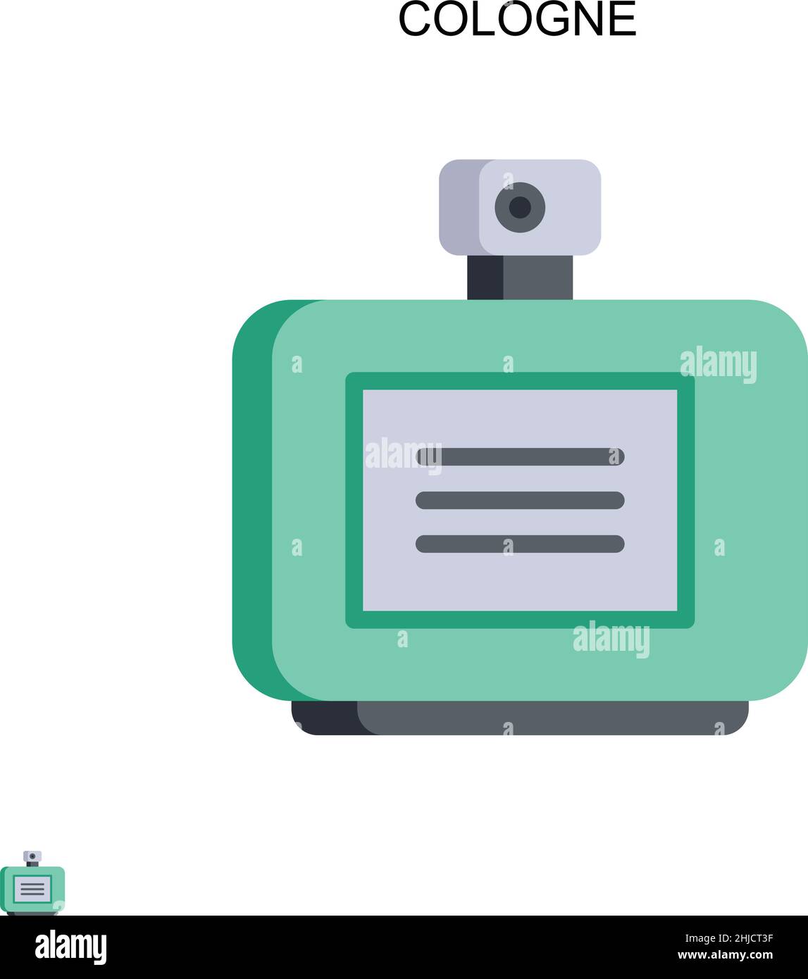 Historic illustration of cologne cathedral Stock Vector Images - Alamy