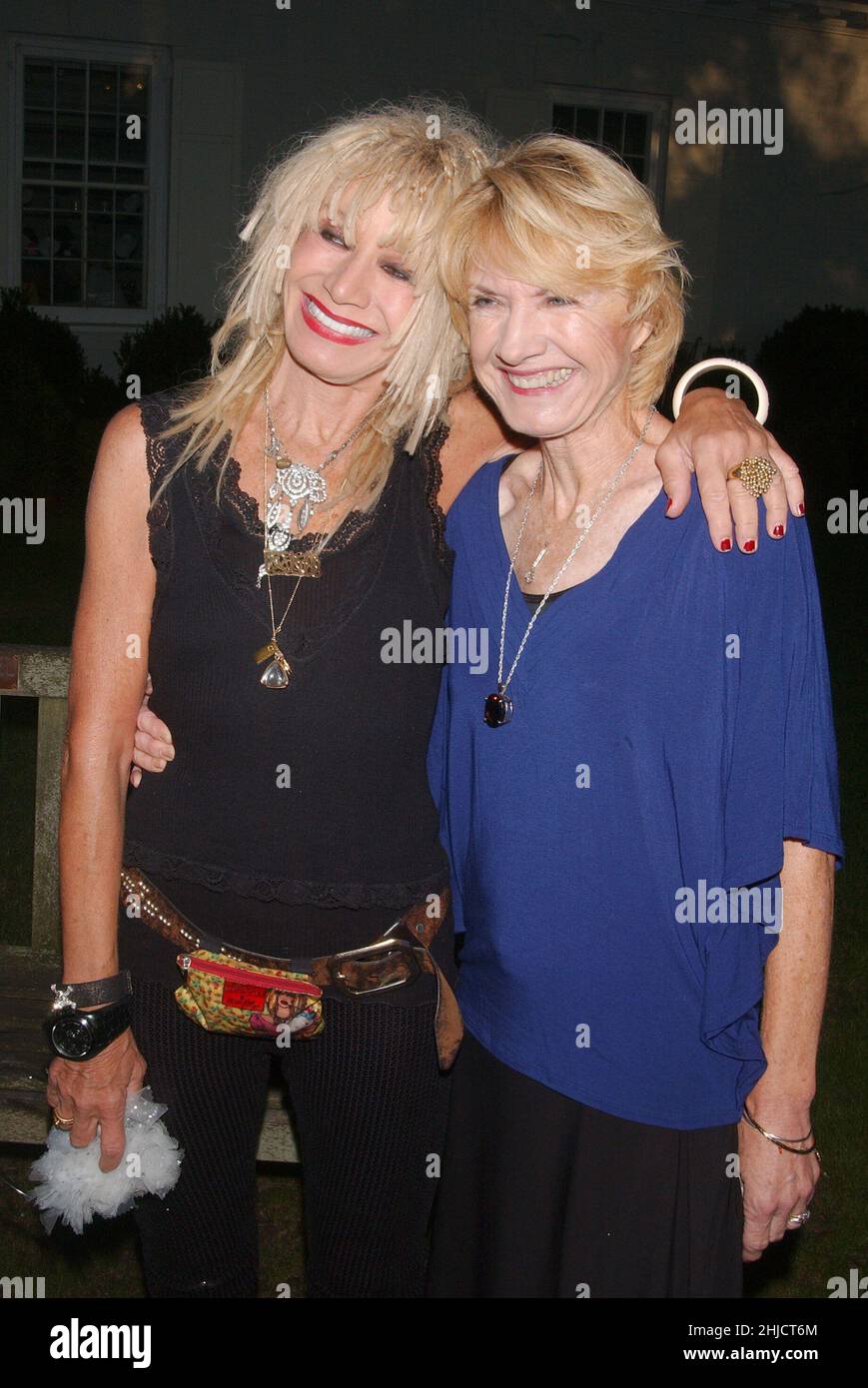August 15, 2009, East Hampton, New York, USA: Fashion Designer Betsey ...