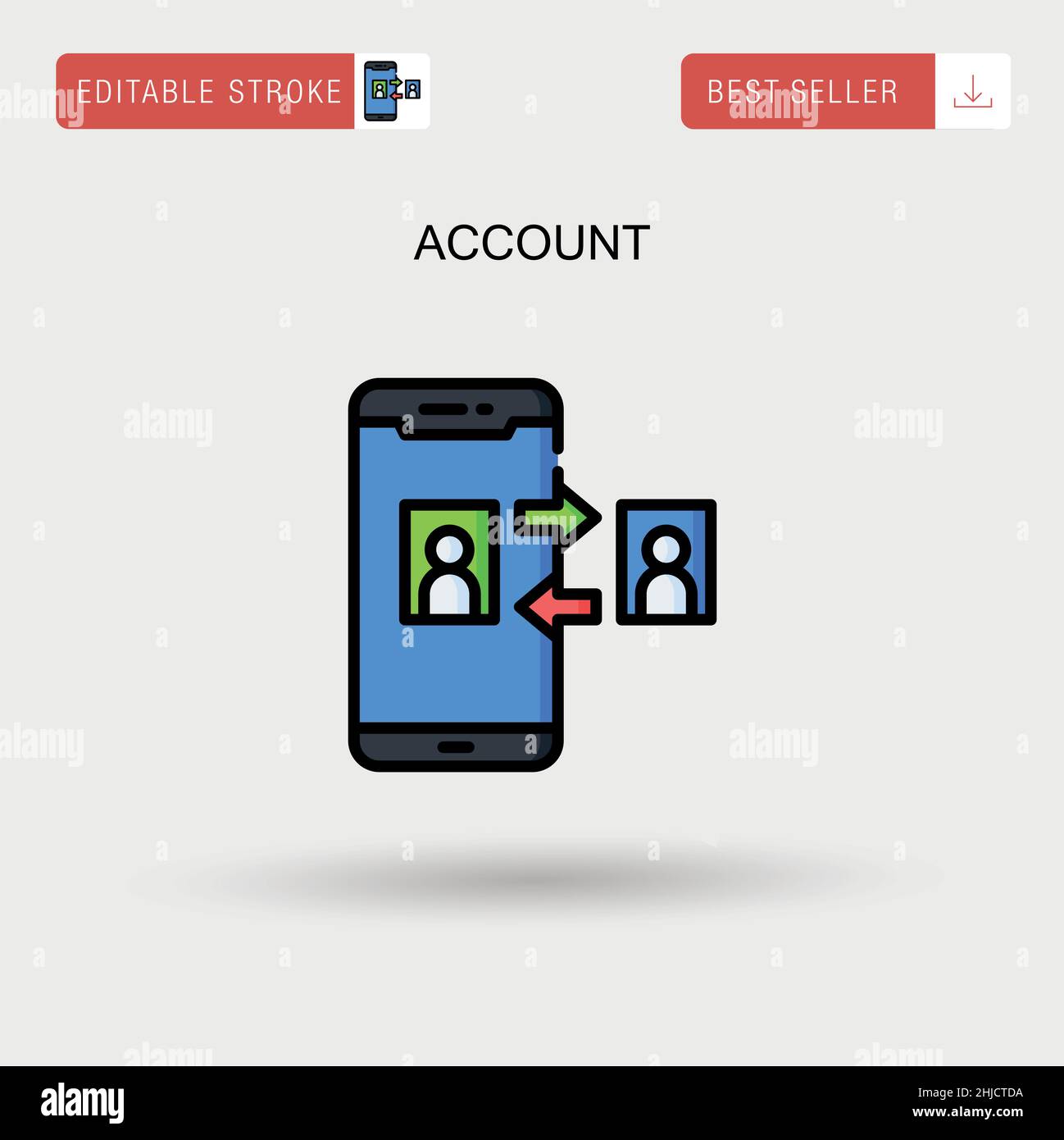 Account icon hi-res stock photography and images - Alamy