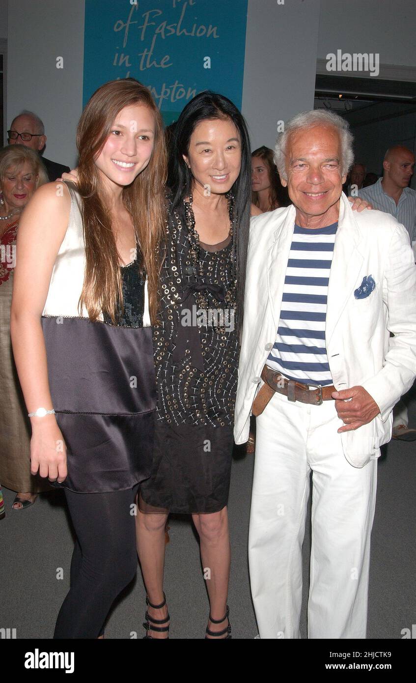 August 15, 2009, East Hampton, New York, USA: Guest, Fashion Designers ...