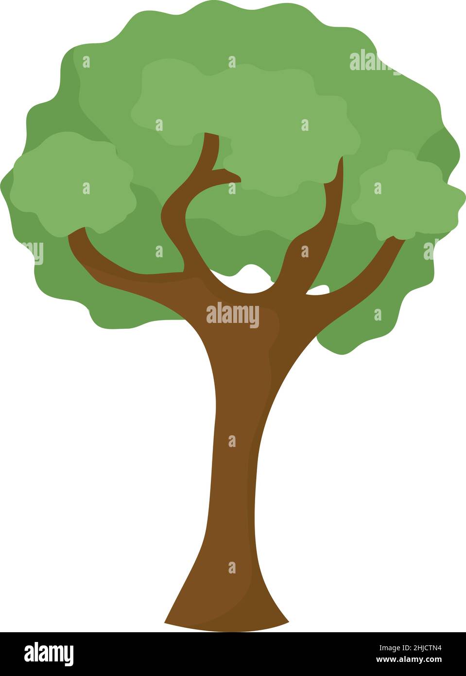 tree icon on white background Stock Vector Image & Art - Alamy