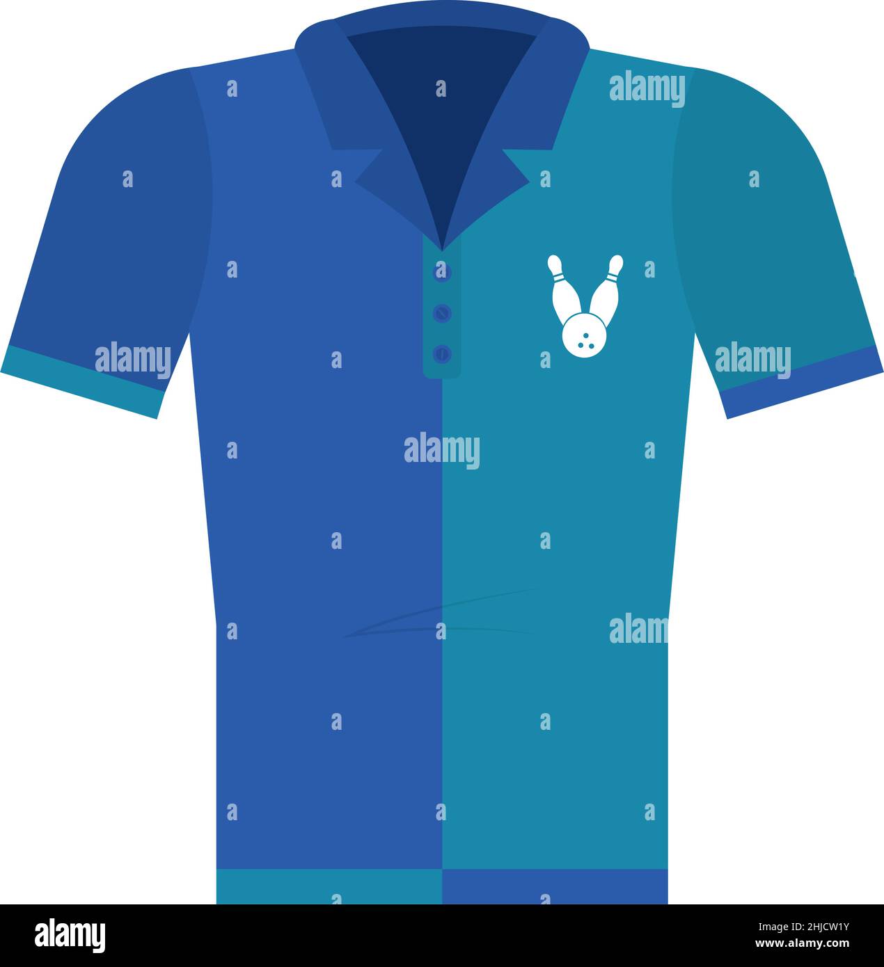 bowling shirt icon on white background Stock Vector Image & Art - Alamy