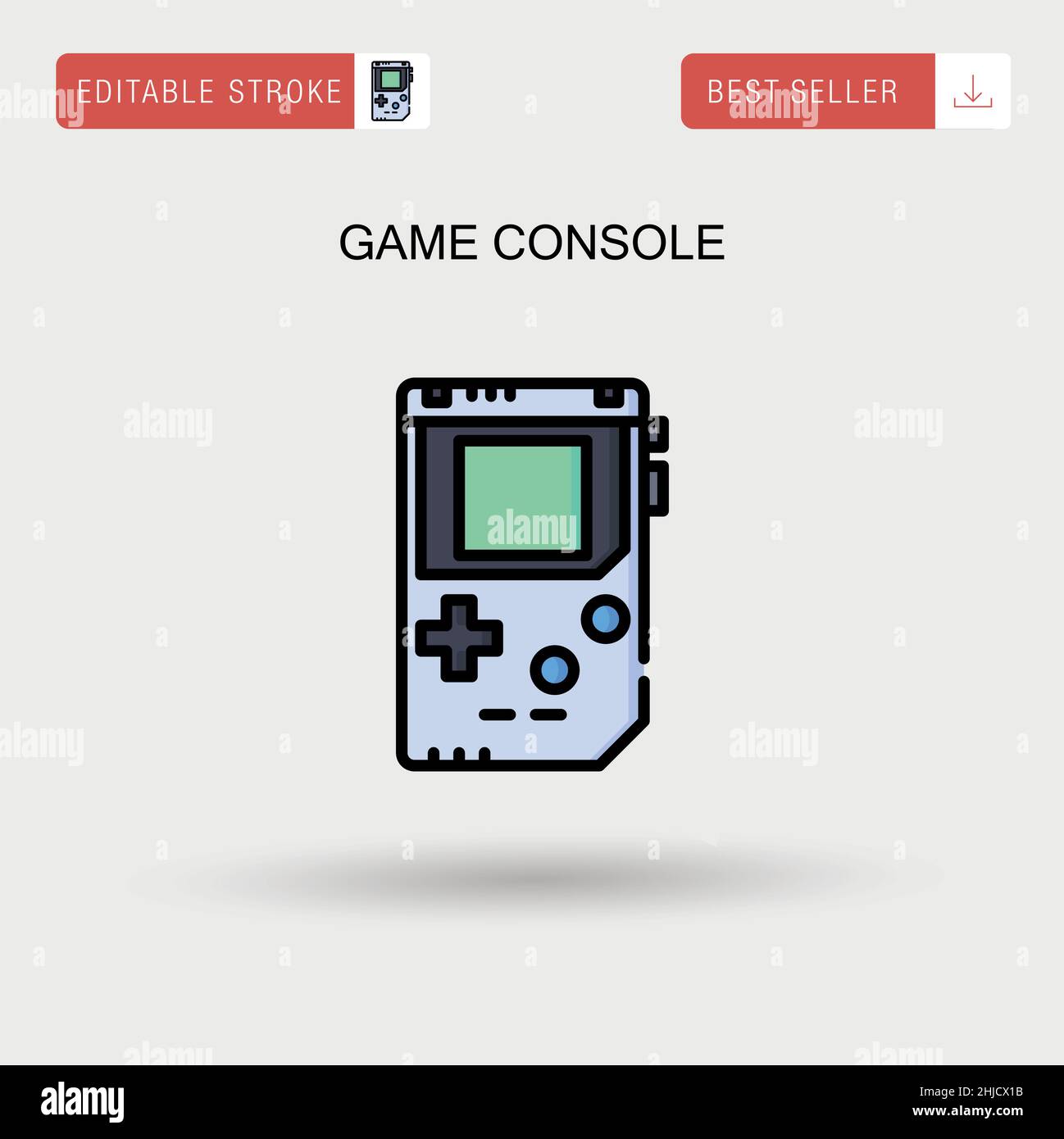 Gaming computer console Stock Vector Images - Alamy