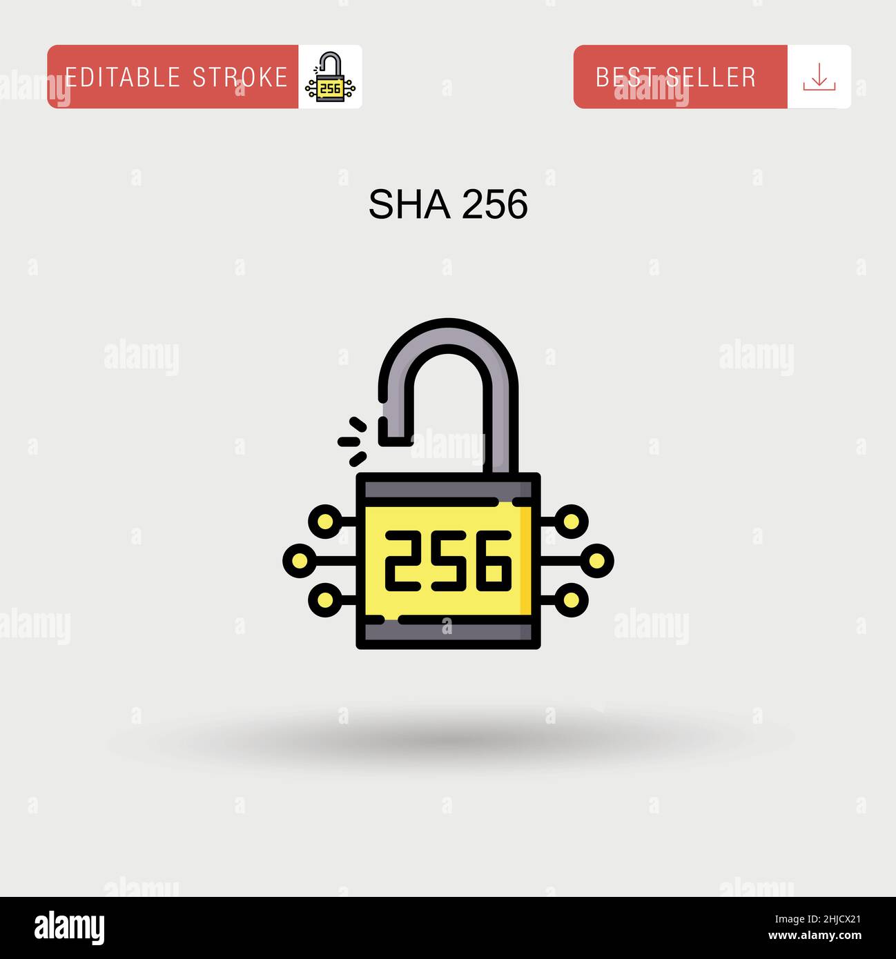 Algorithm concept icon set Stock Vector Images - Alamy