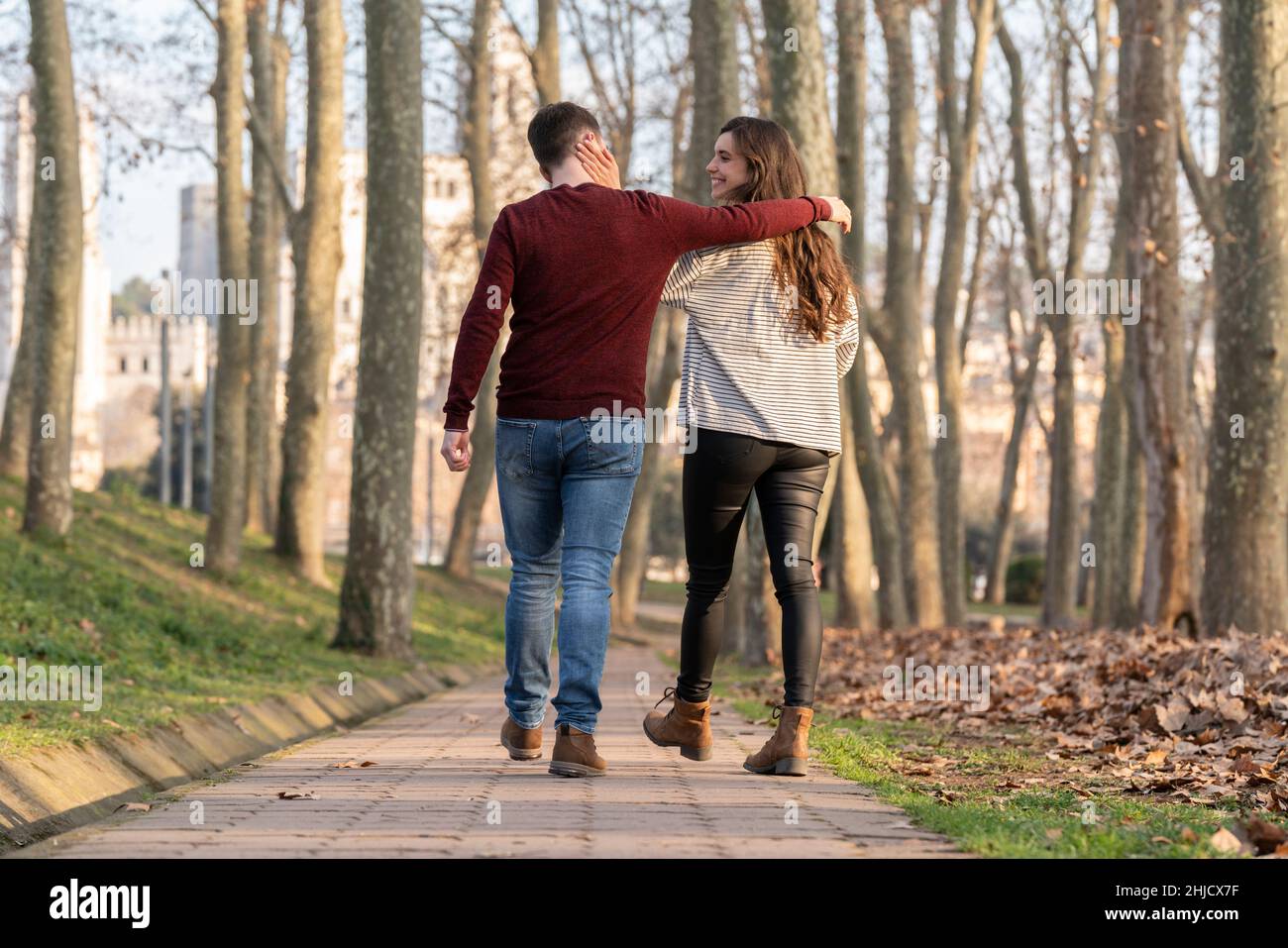 Man caress woman hi-res stock photography and images - Alamy