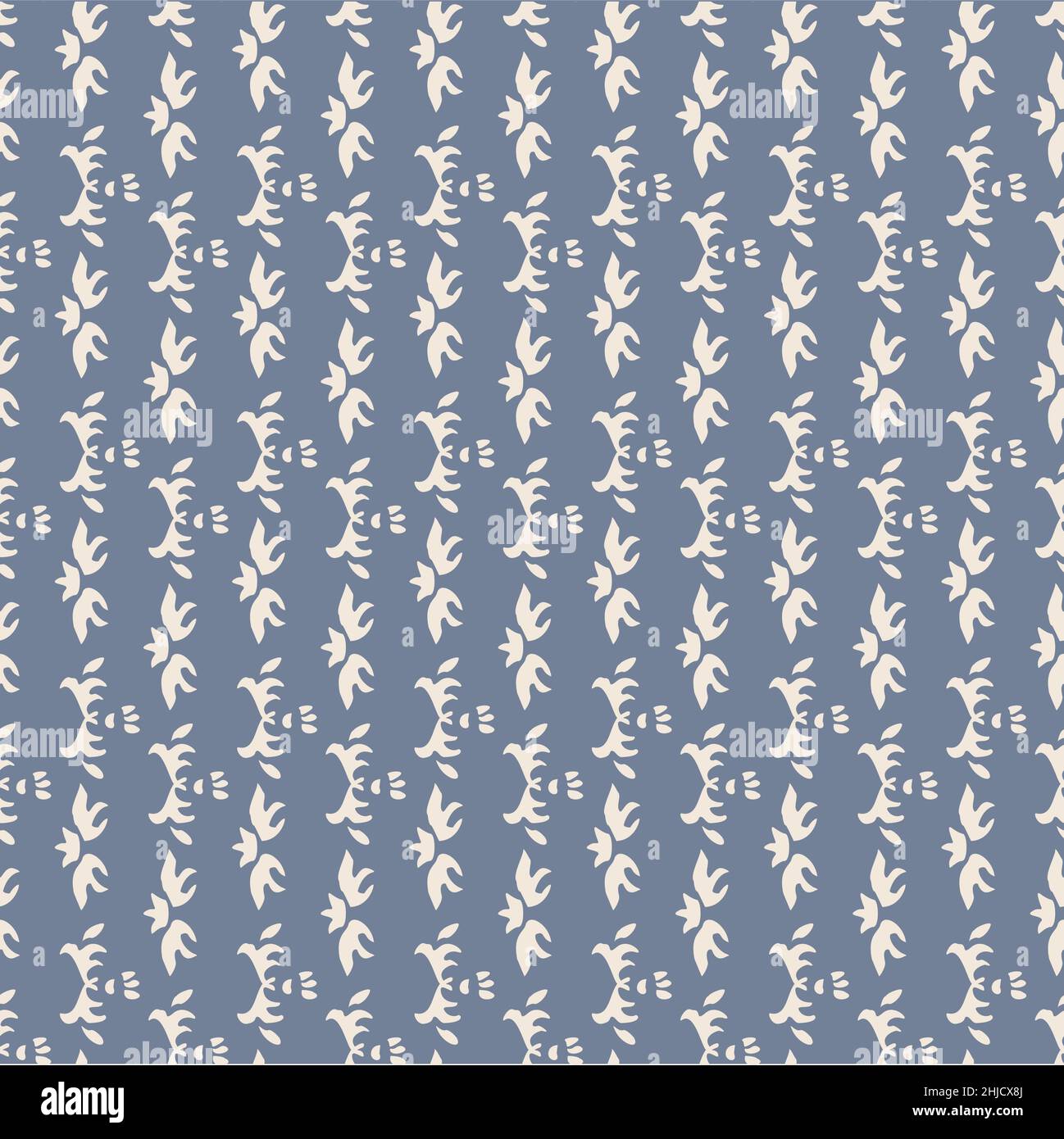 French fleur de lis royal lily seamless pattern. Farmhouse cottage ...