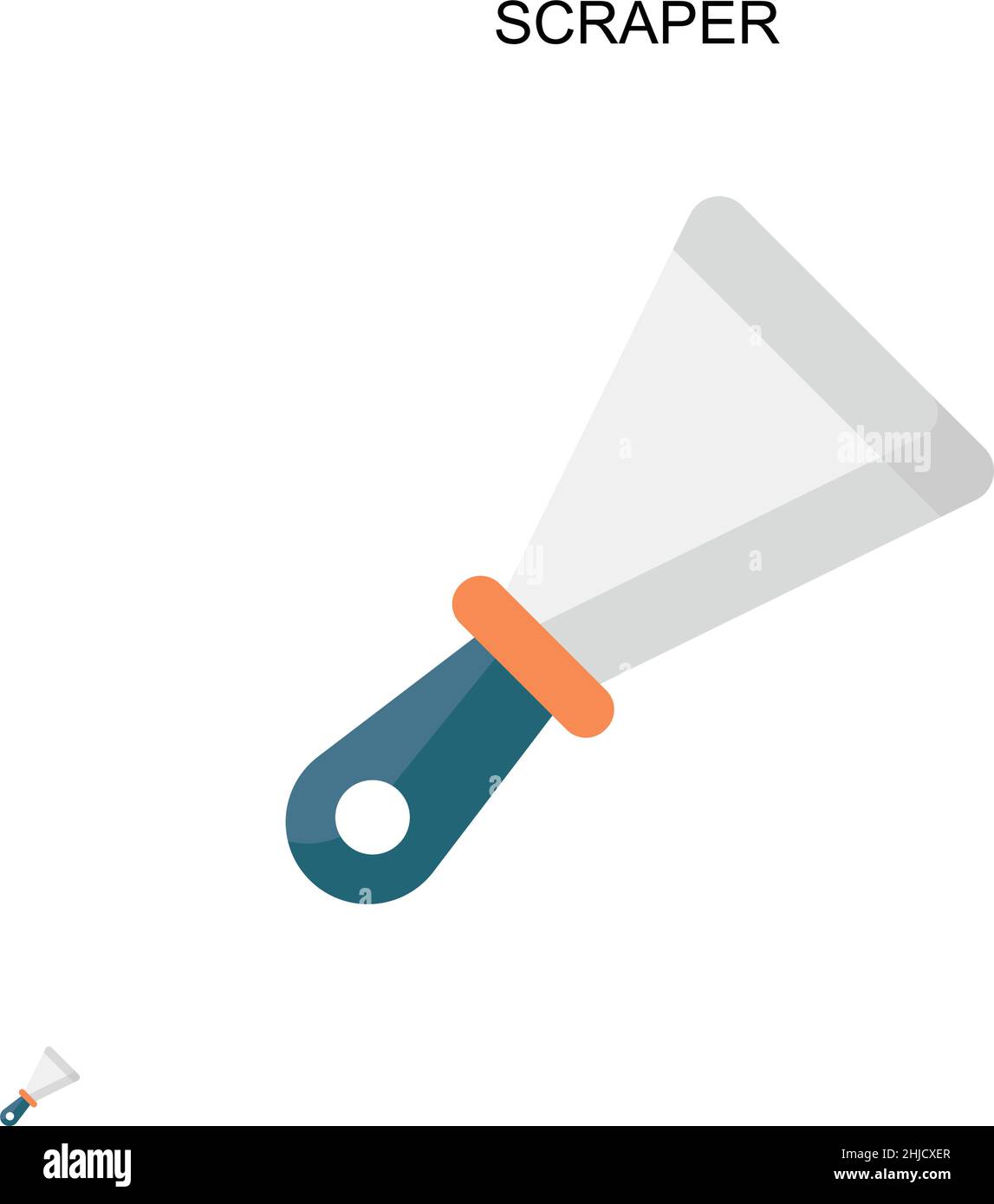 Black scraper Stock Vector Images - Alamy