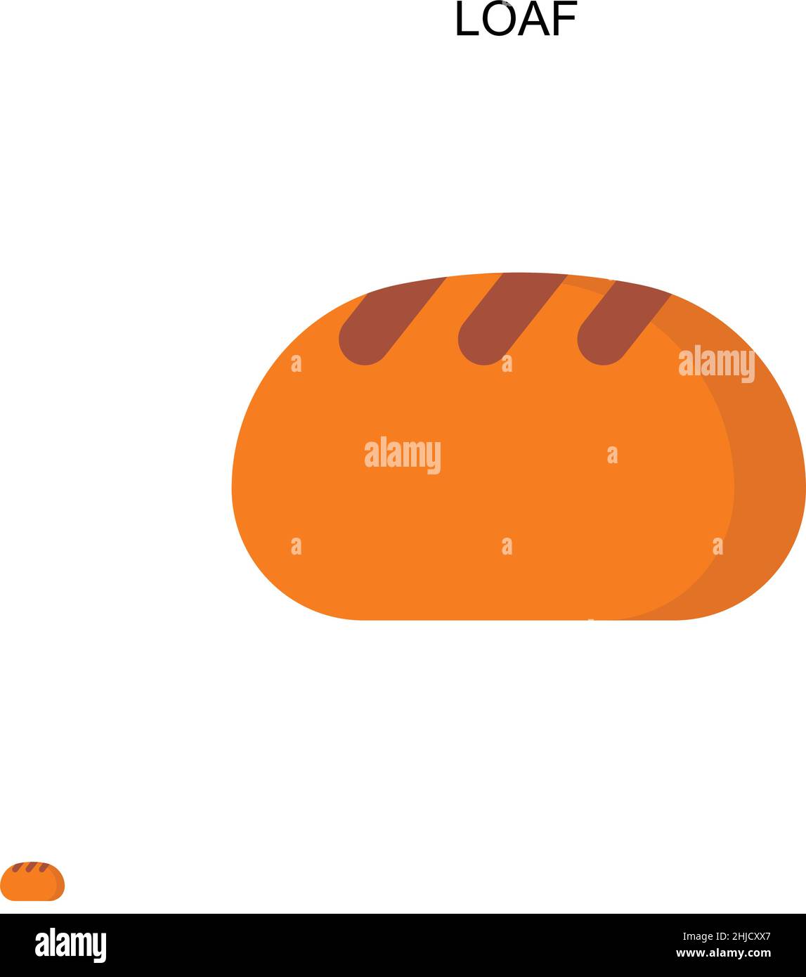 Loaf of bread slice vector hi-res stock photography and images - Alamy