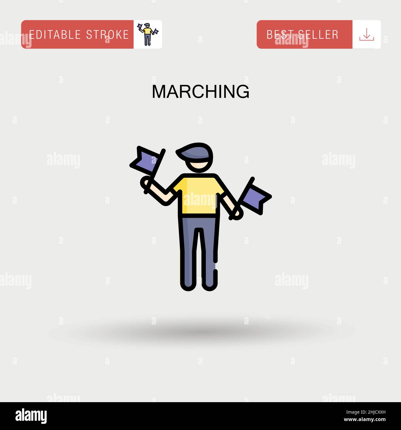 Marching Stock Vector Images - Alamy