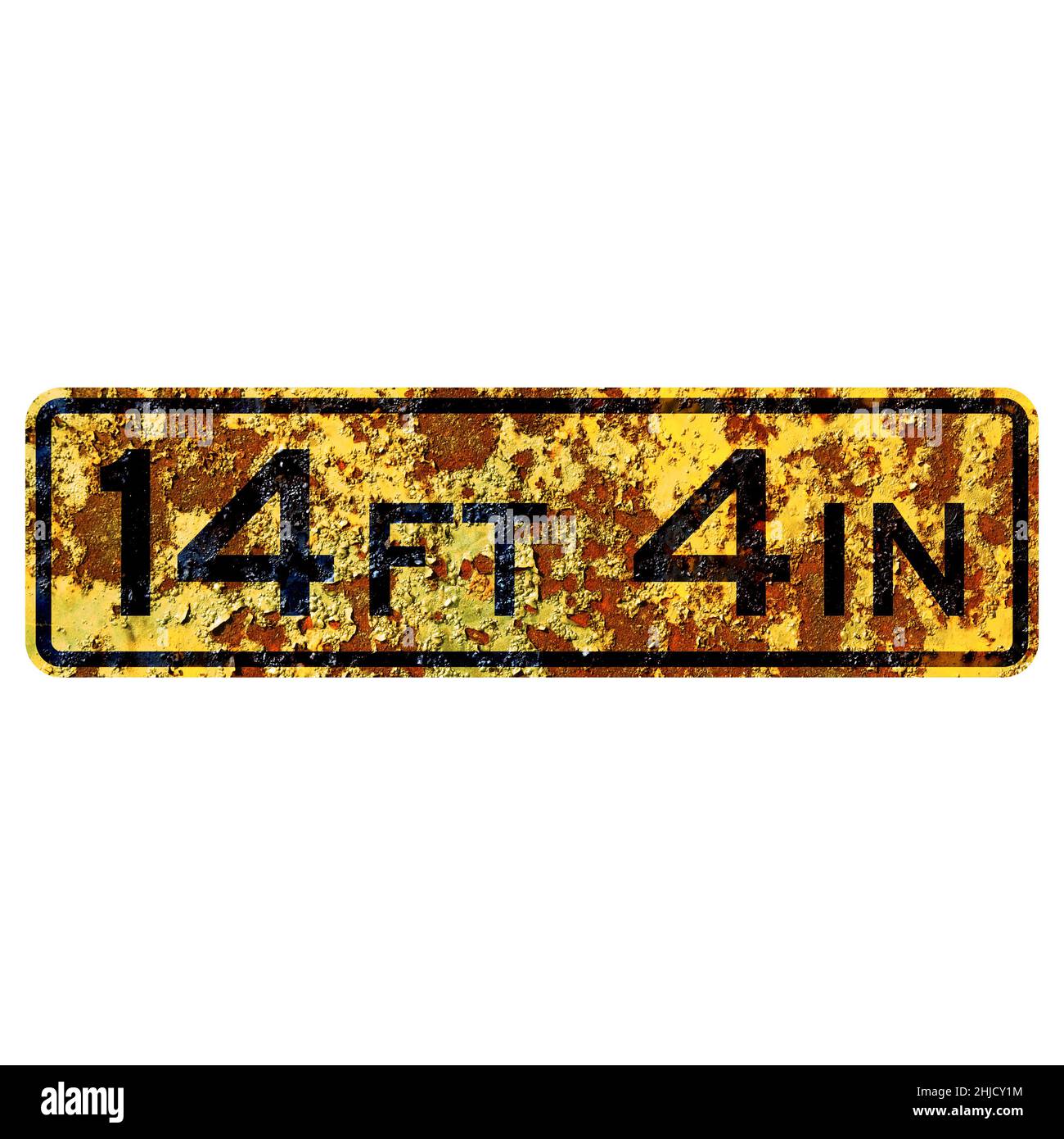 Old rusty American road sign - Clearance Stock Photo - Alamy