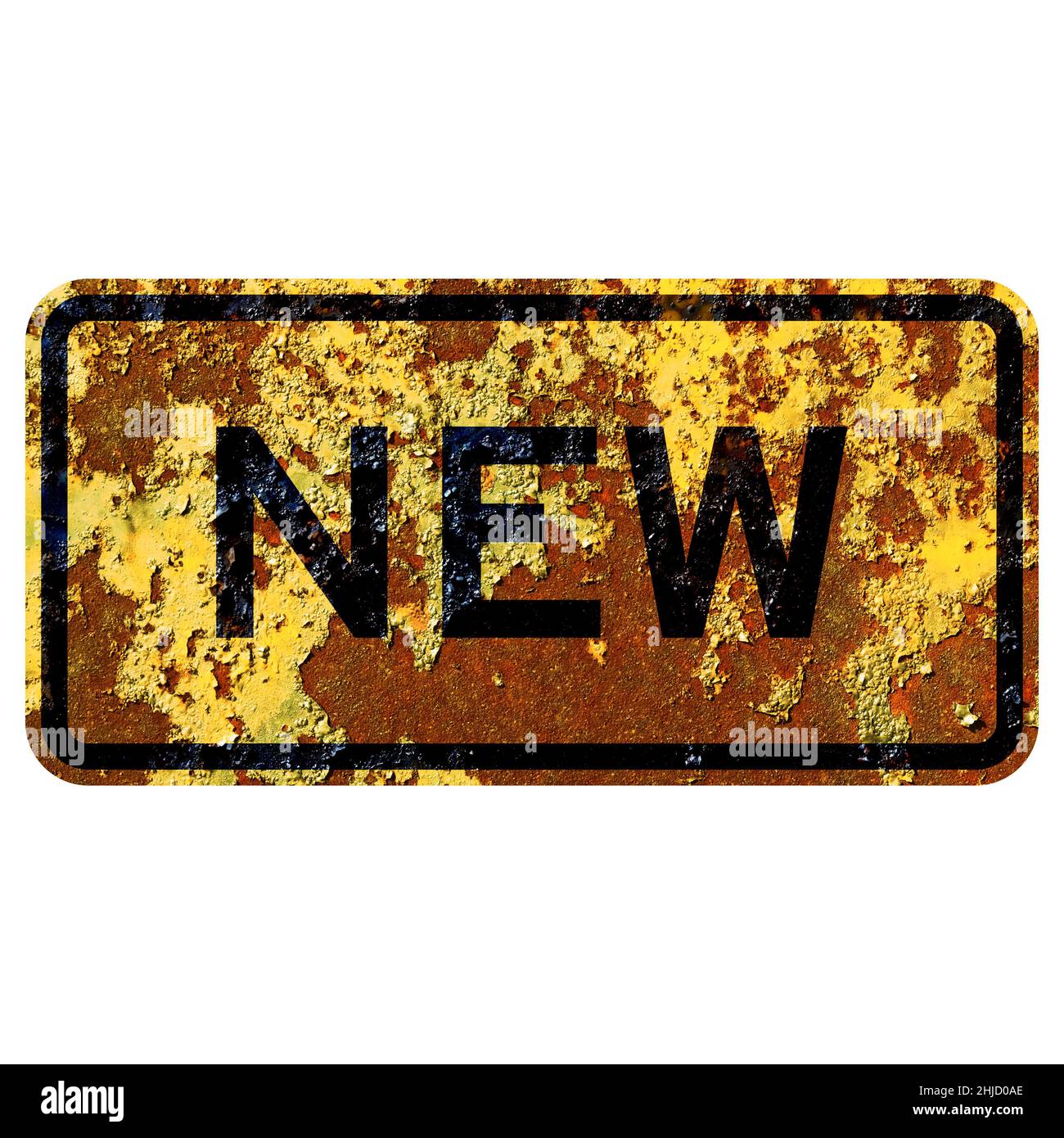 New and old signs Cut Out Stock Images & Pictures - Alamy